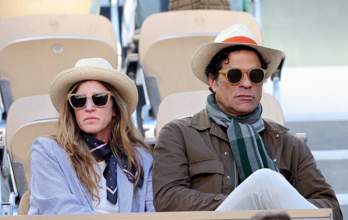 Photo : Raí et sa femme Viviane Lescher - Célébrités dans les tribunes des Internationaux de ...