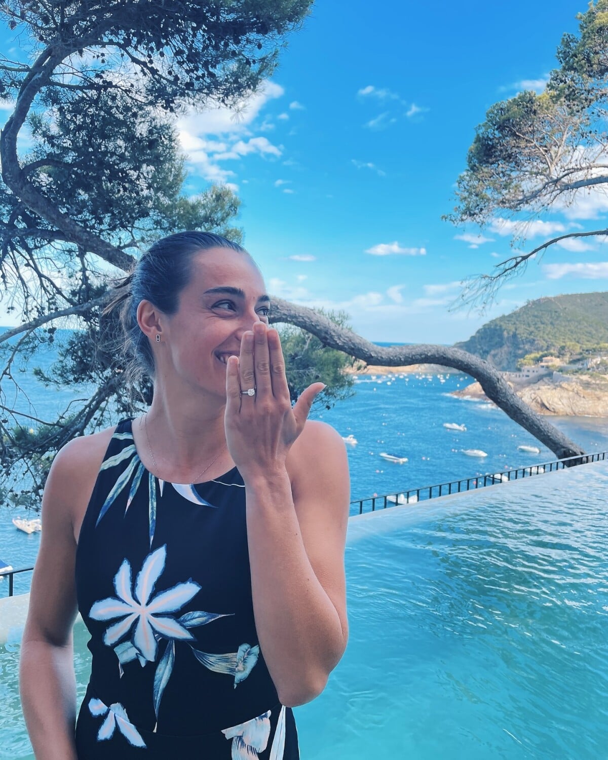 Photo : Elle a montré sa bague sur Instagram. Caroline Garcia et son ...
