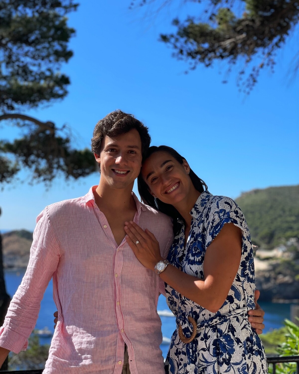 Photo : En effet, elle va se marier avec son fiancé ! Caroline Garcia ...