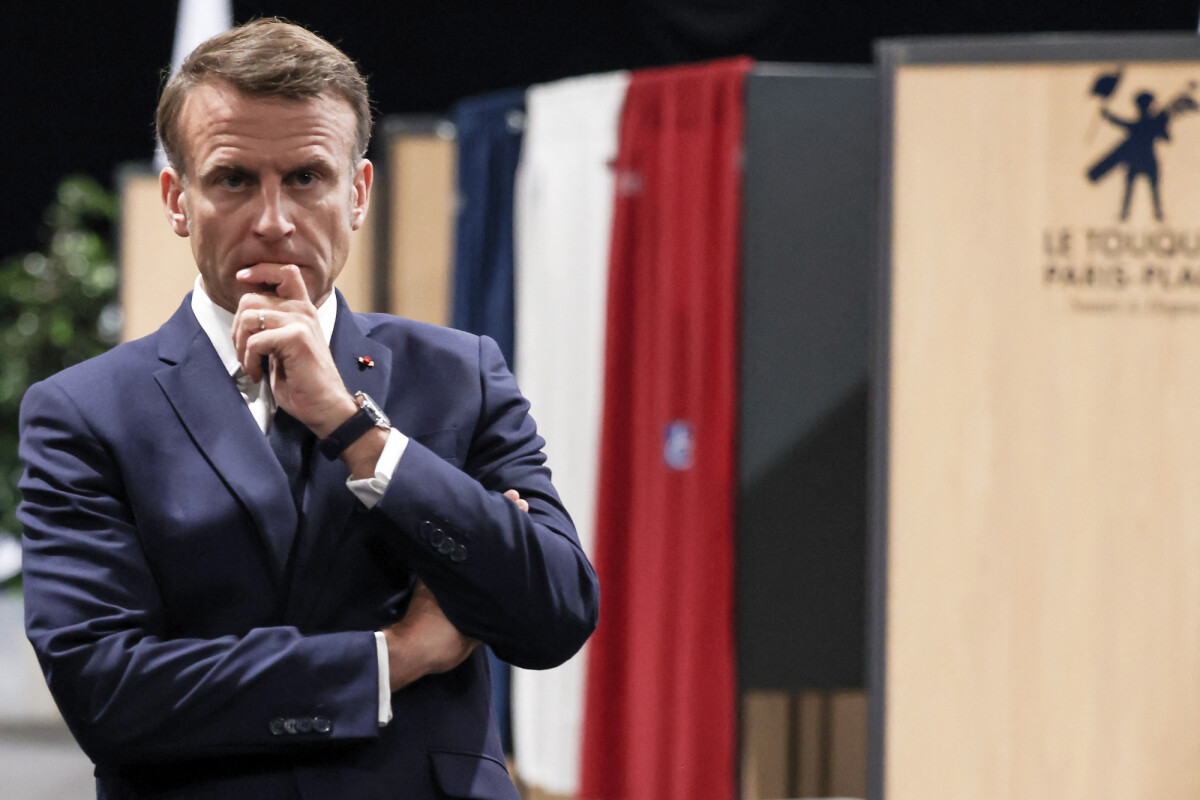Photo : Emmanuel Macron - Le président français et la Première dame au ...
