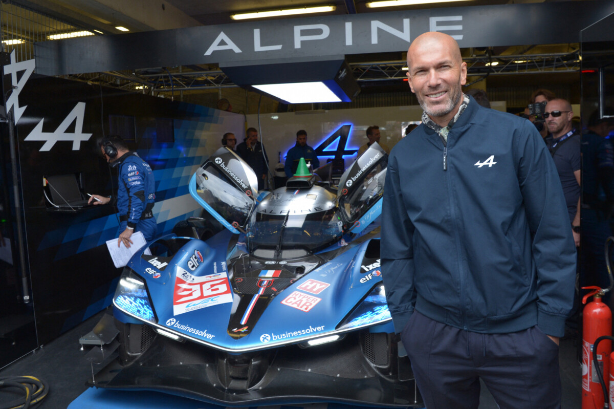 Photo : Zinedine Zidane lors des "24H du Mans 2024", le 15 juin 2024 ...
