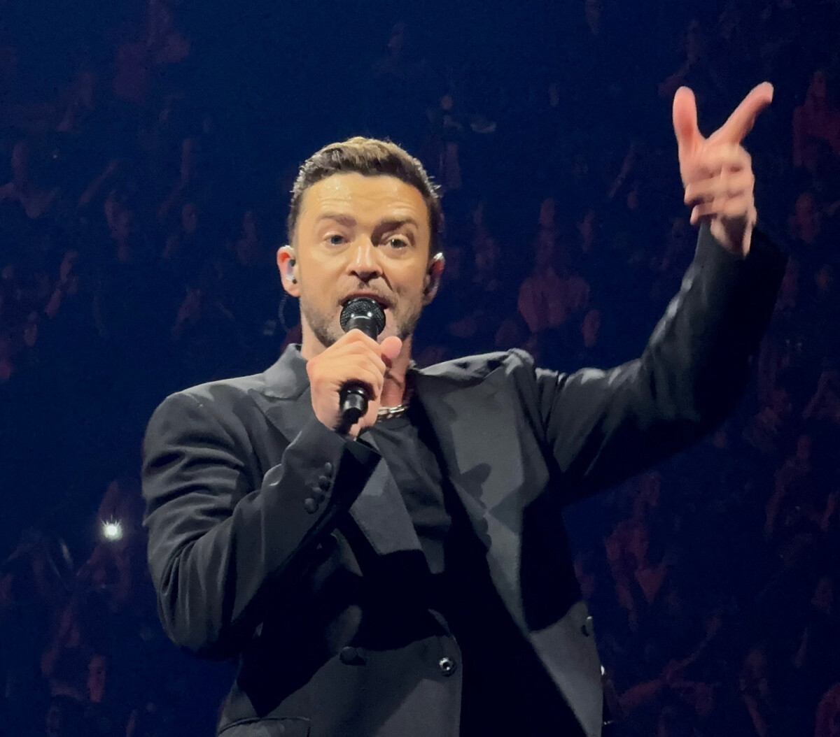 Photo : Miami, FL - Justin Timberlake performe sur scène. - Purepeople