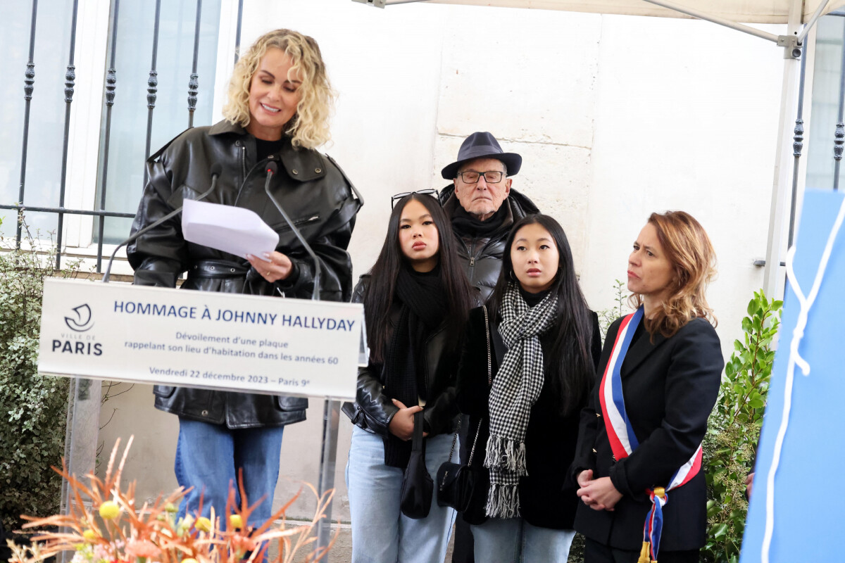 Photo : Laeticia Hallyday, ses filles Joy et Jade, Jean-Claude Camus ...