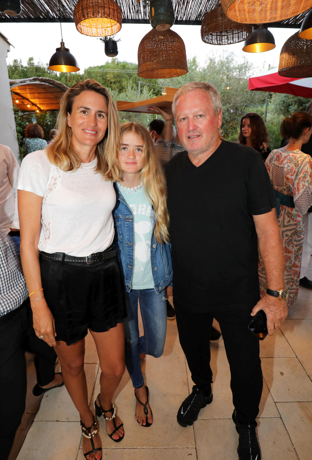Photo : Exclusif - André Boudou, sa femme Adine et leur fille Alcéa ...