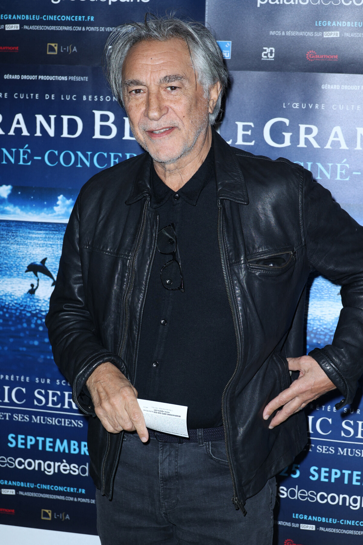 Photo : Richard Berry assiste au ciné-concert 'Le Grand Bleu' au Palais ...