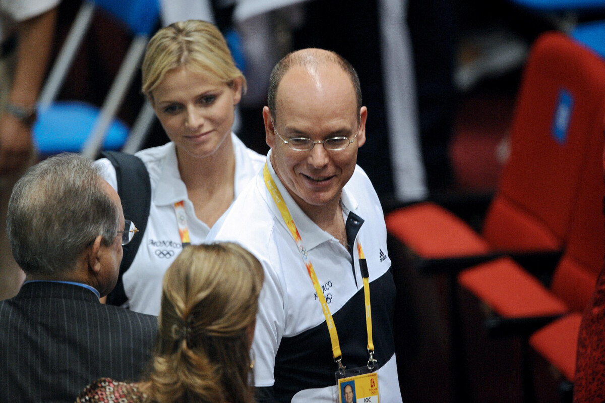 Photo : S.A.S. le Prince Albert II de Monaco et Charlene Wittstock ...
