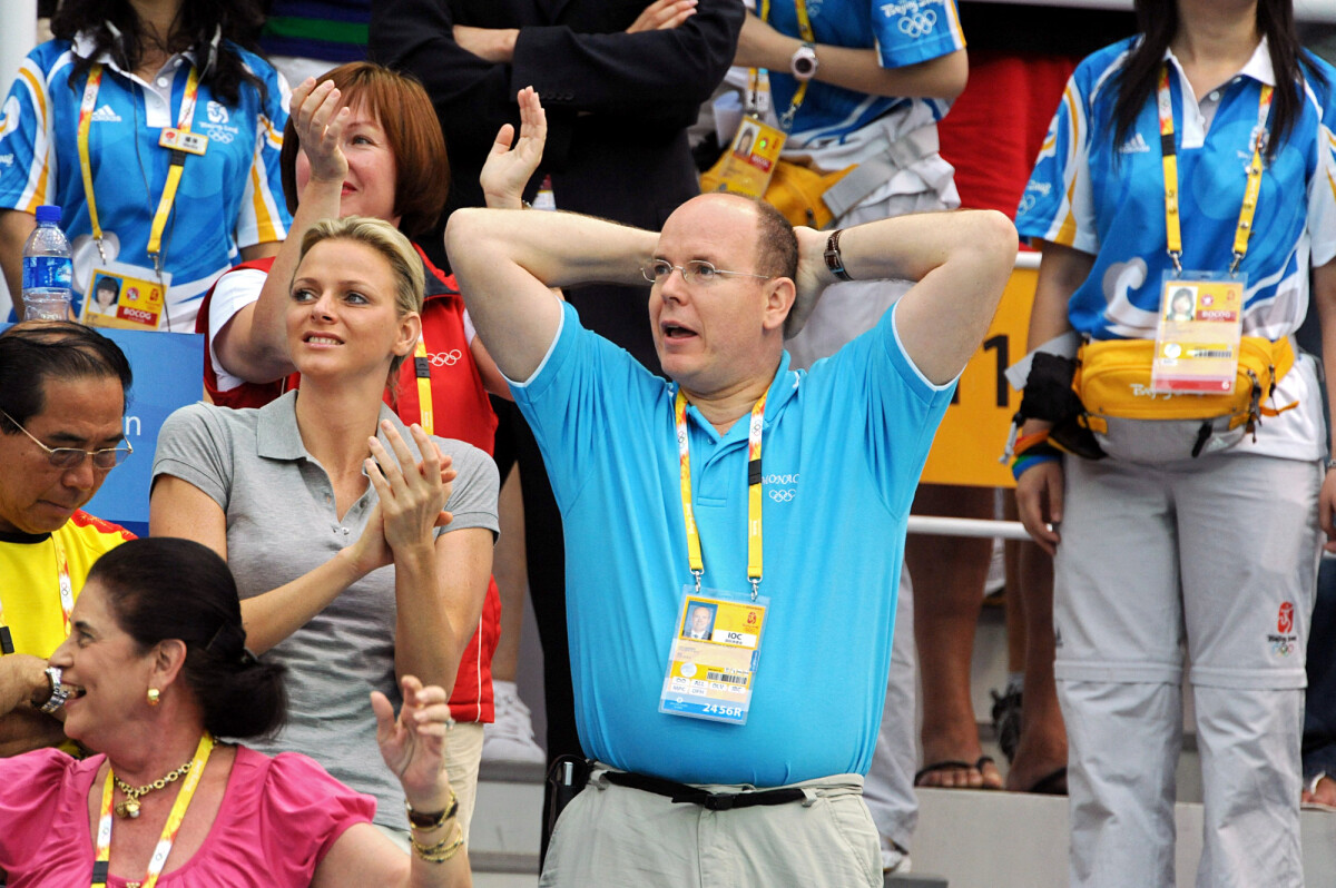 Photo : S.A.S. le Prince Albert II de Monaco et Charlene Wittstock ...