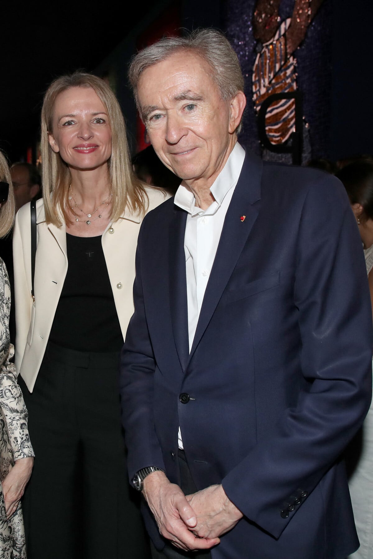 Photo : Delphine Arnault et Bernard Arnault au Front Row du défilé de ...