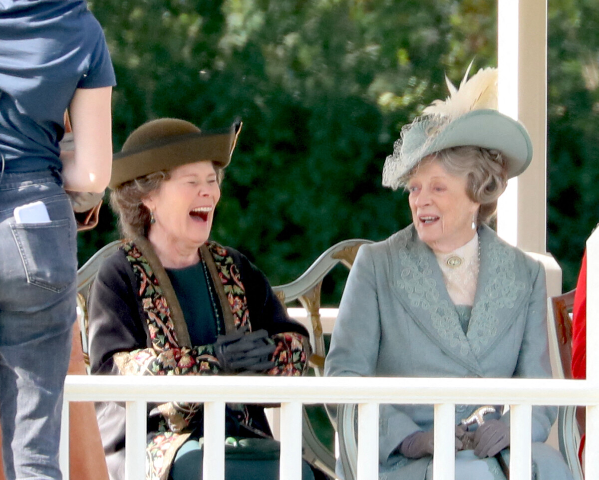 Photo : Maggie Smith et Imelda Swinton en 2018. Photo by Wenn ...