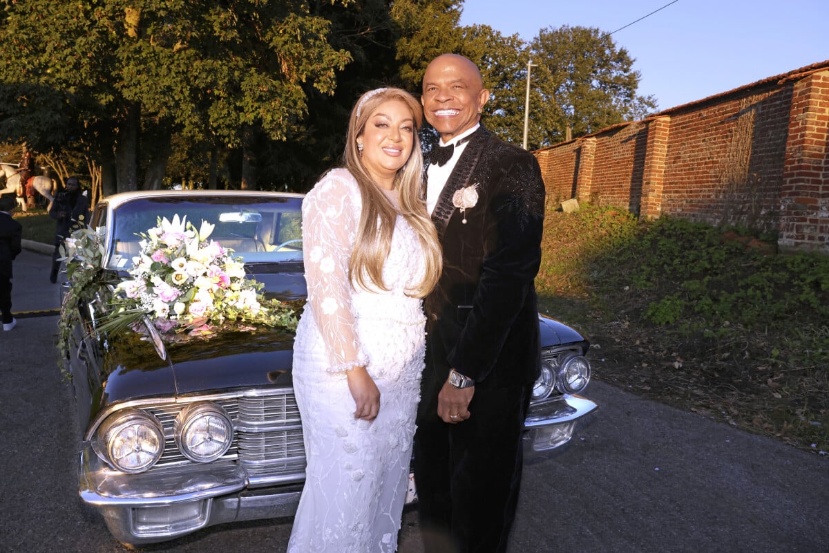 Photo : Francky Vincent a épousé Aziza El Batri aujourd'hui à Sinceny ...