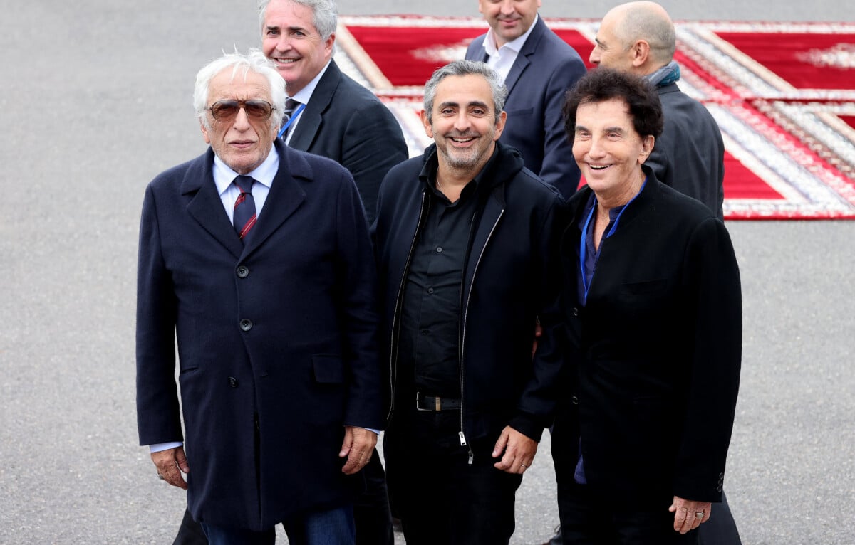 Photo : Gérard Darmon, Eric Toledano et Jack Lang - Cérémonie d'accueil ...