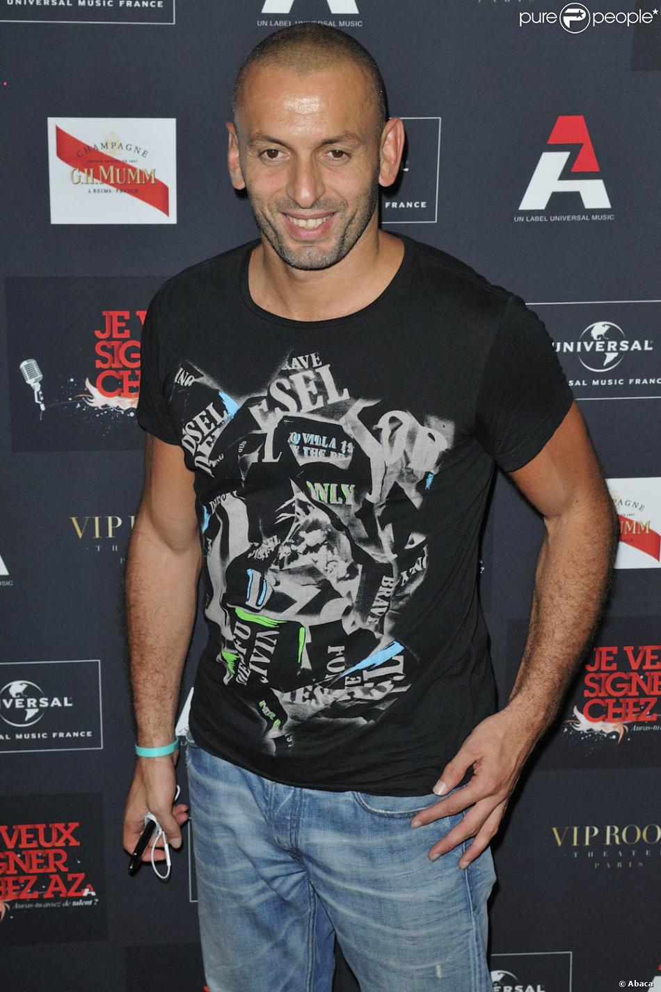 Djamel Bouras, à l'occasion de la grande soirée du label AZ, qui s'est ...