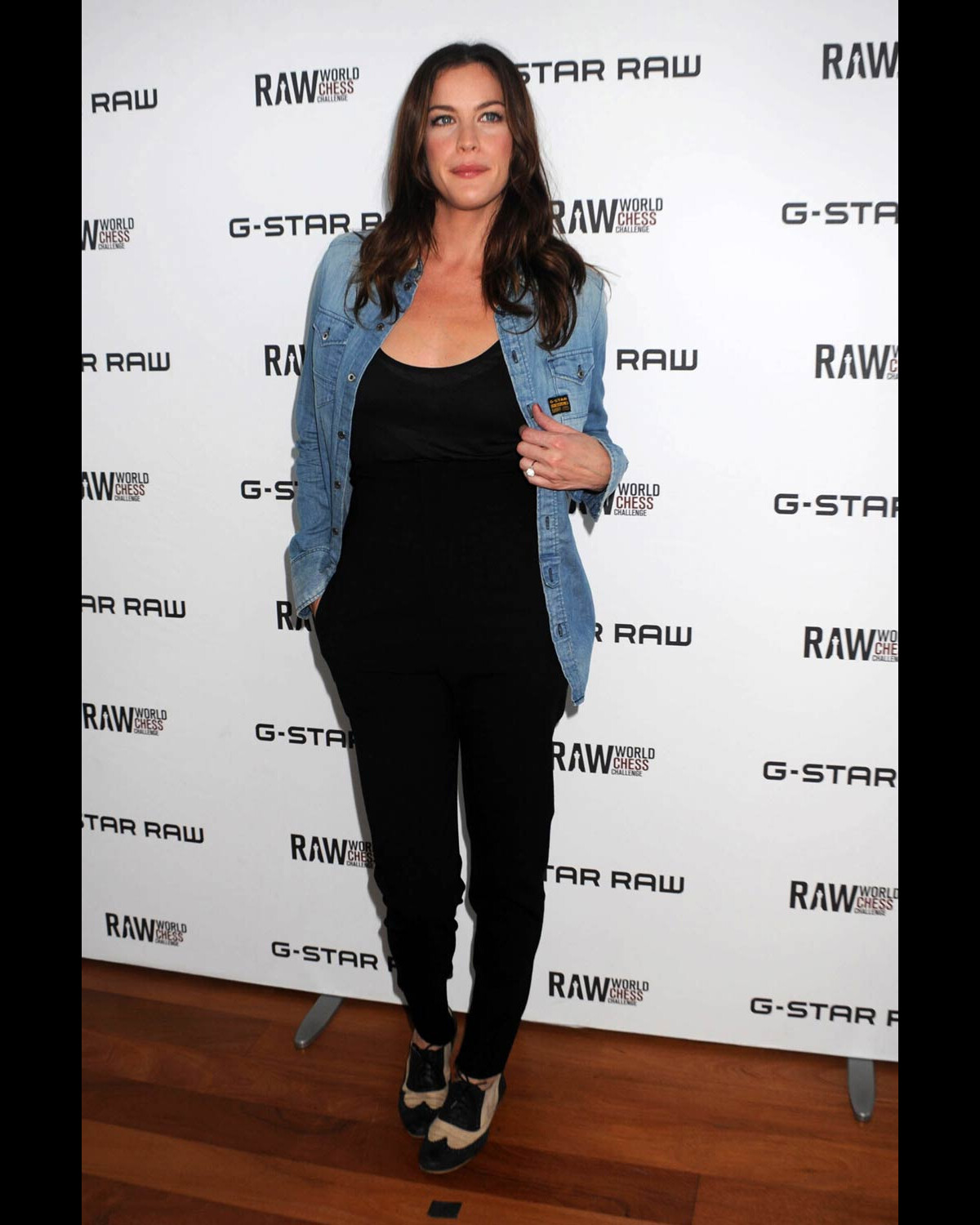 Photo : Liv Tyler lors de la soirée G-Star Raw World Chess Challenge à ...