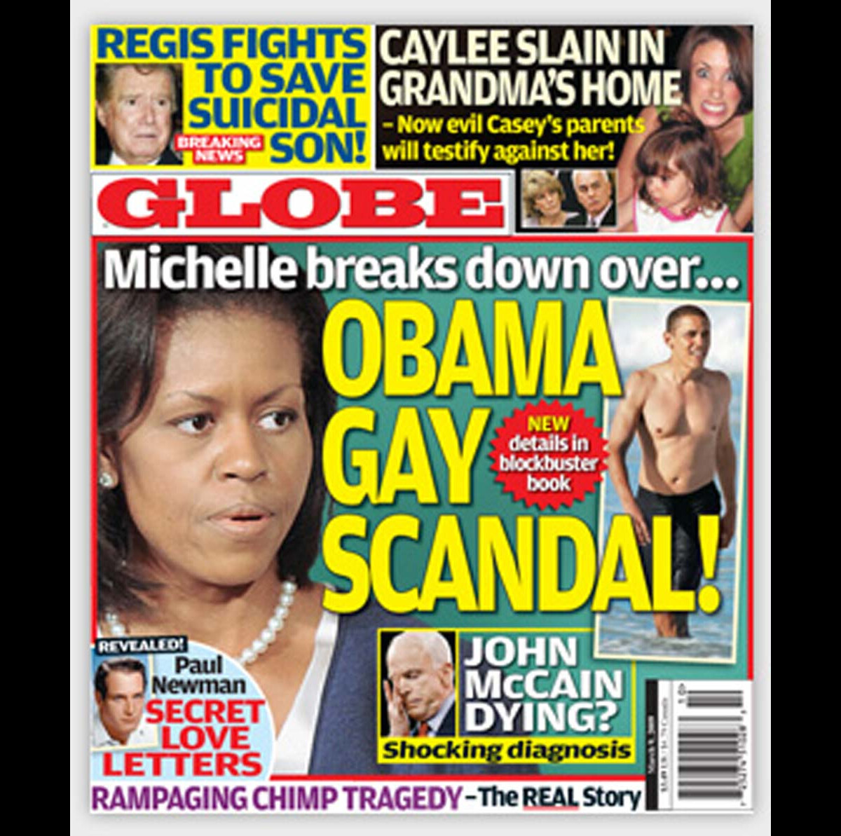 Photo : Barack Obama dans Globe Magazine - Purepeople