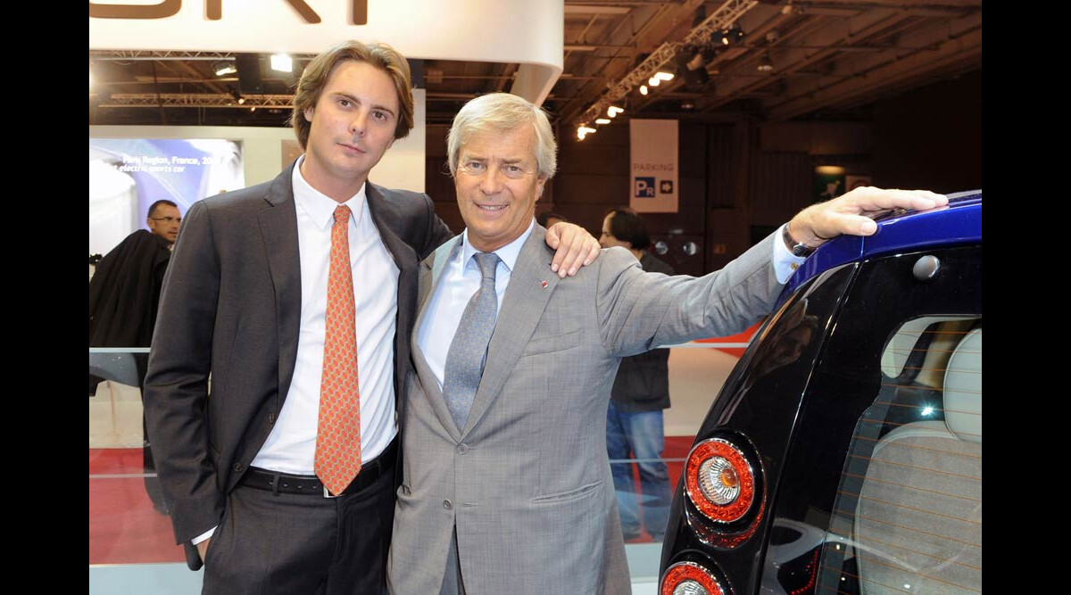 Photo : Vincent Bolloré et son fils Cyrille à l'occasion de l ...