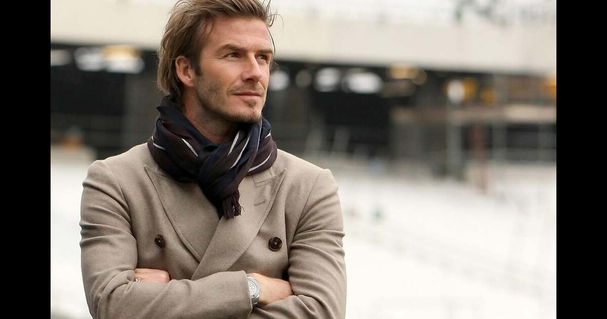 David Beckham : tour à tour inspecteur des travaux et... prof de ...