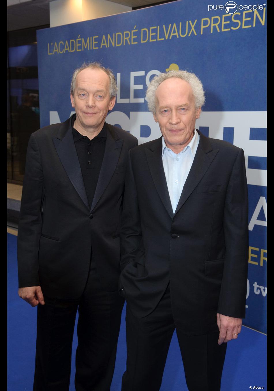Jean-Pierre et Luc Dardenne lors de la remise des Magritte du cinéma à ...