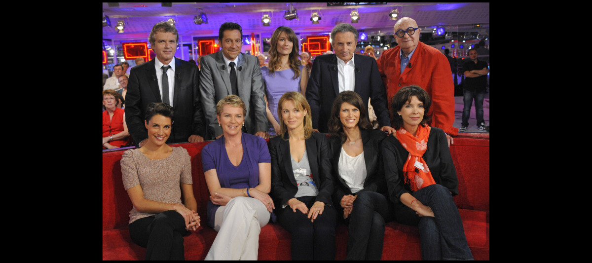 Photo : Claude Serillon, Laurent Gerra, Diane Ducret, Michel Drucker ...