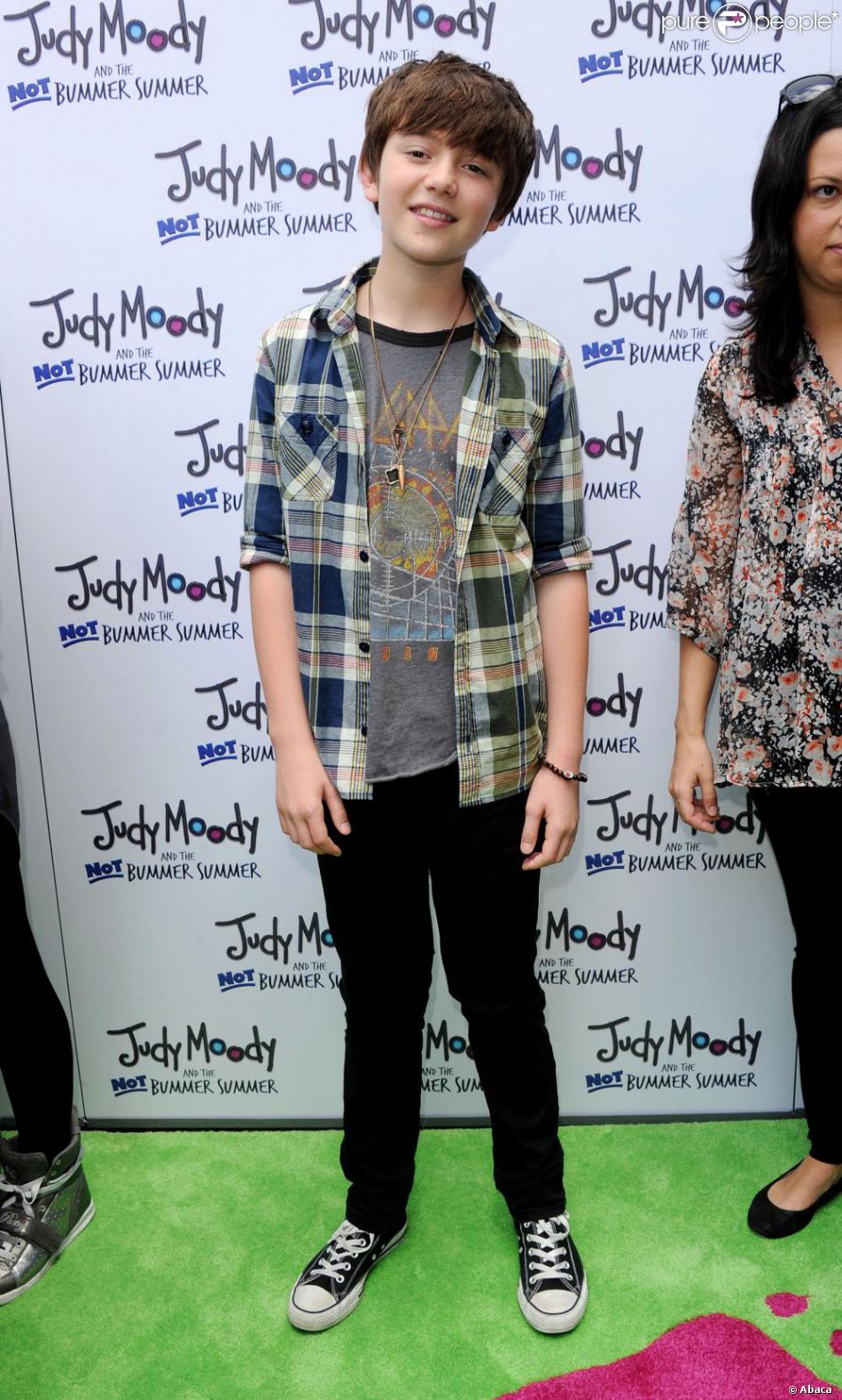Greyson Chance, à l'avant-première du film Judy Moody And The Not ...
