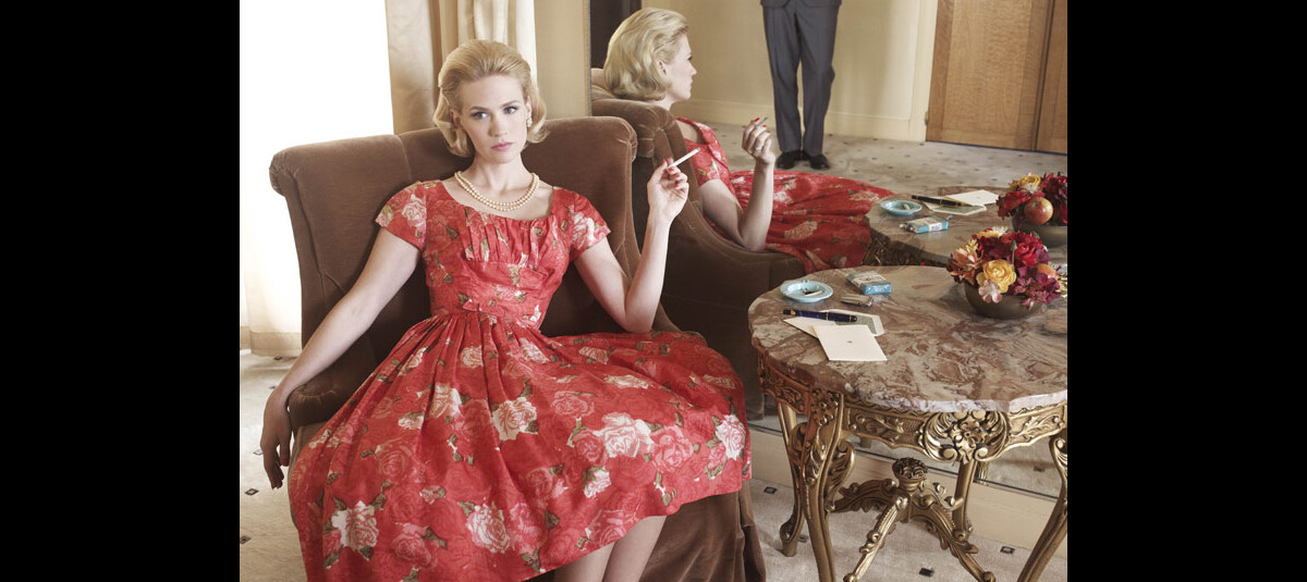 Photo : Betty Draper, interprétée par January Jones, a remit au goût du ...