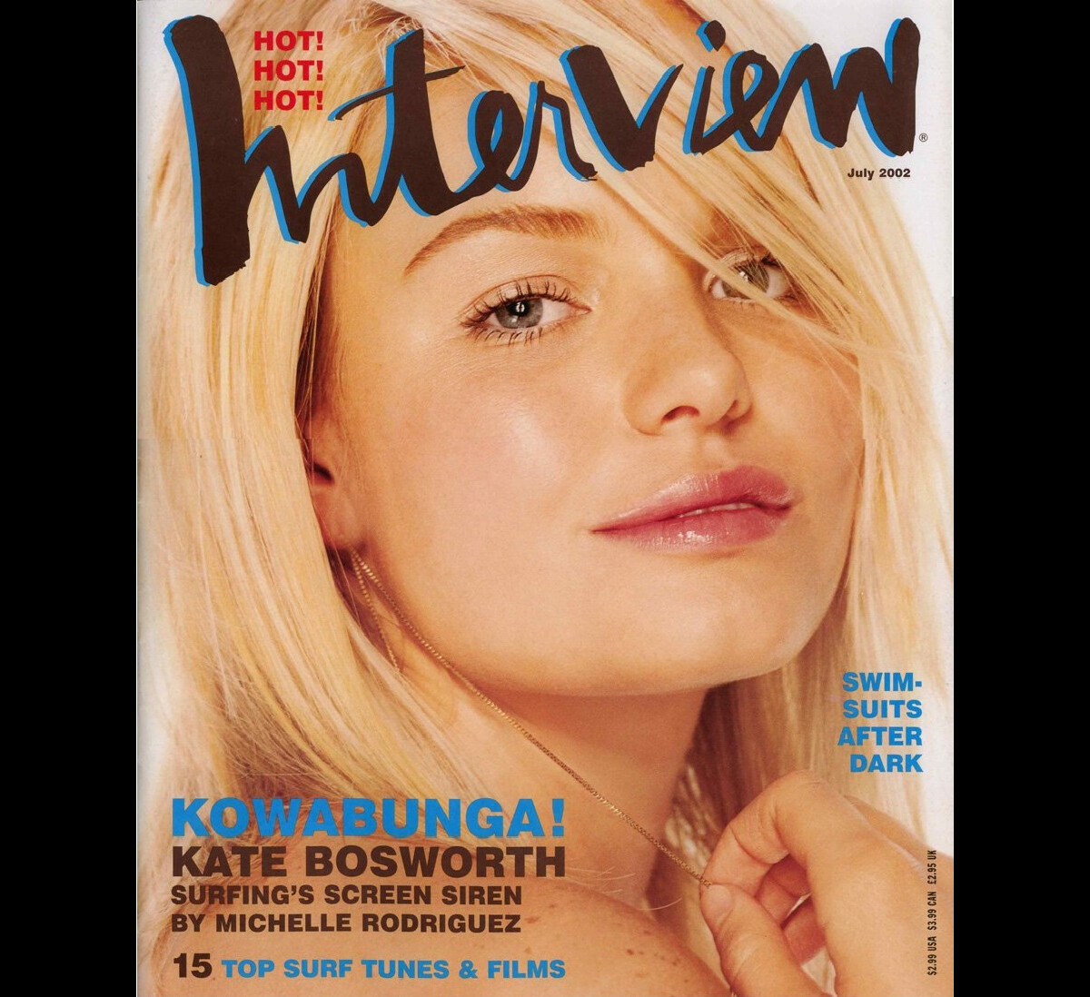 Photo : Juillet 2002 : Kate Bosworth apparaît en couverture du magazine ...