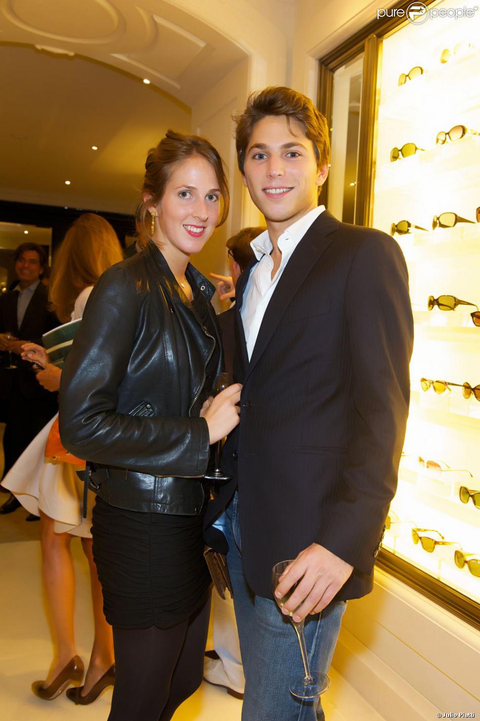 Joy Desseigne et Axel Perrier lors du cocktail donné le mardi 27 ...