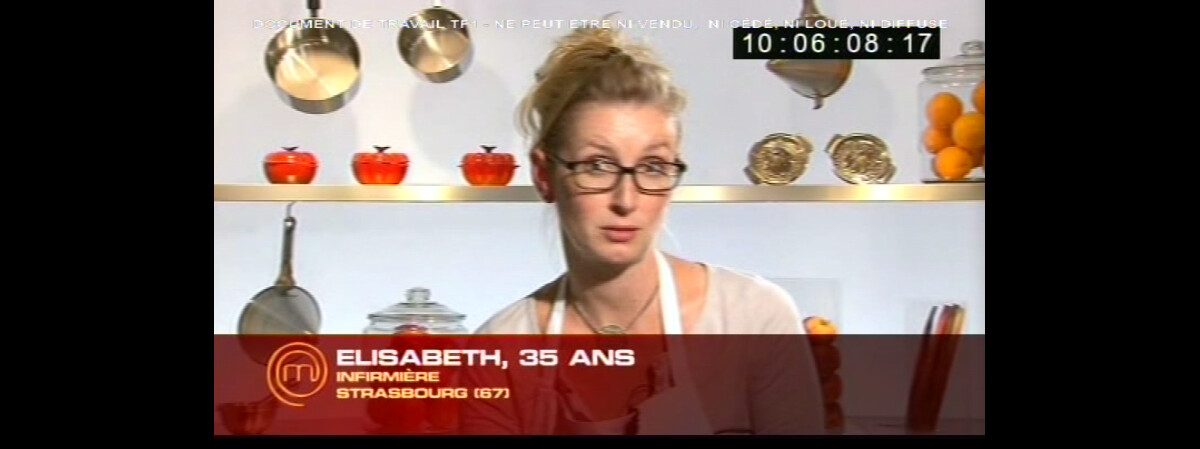 Photo : Élisabeth dans Masterchef 2, jeudi 6 octobre 2011 sur TF1 ...
