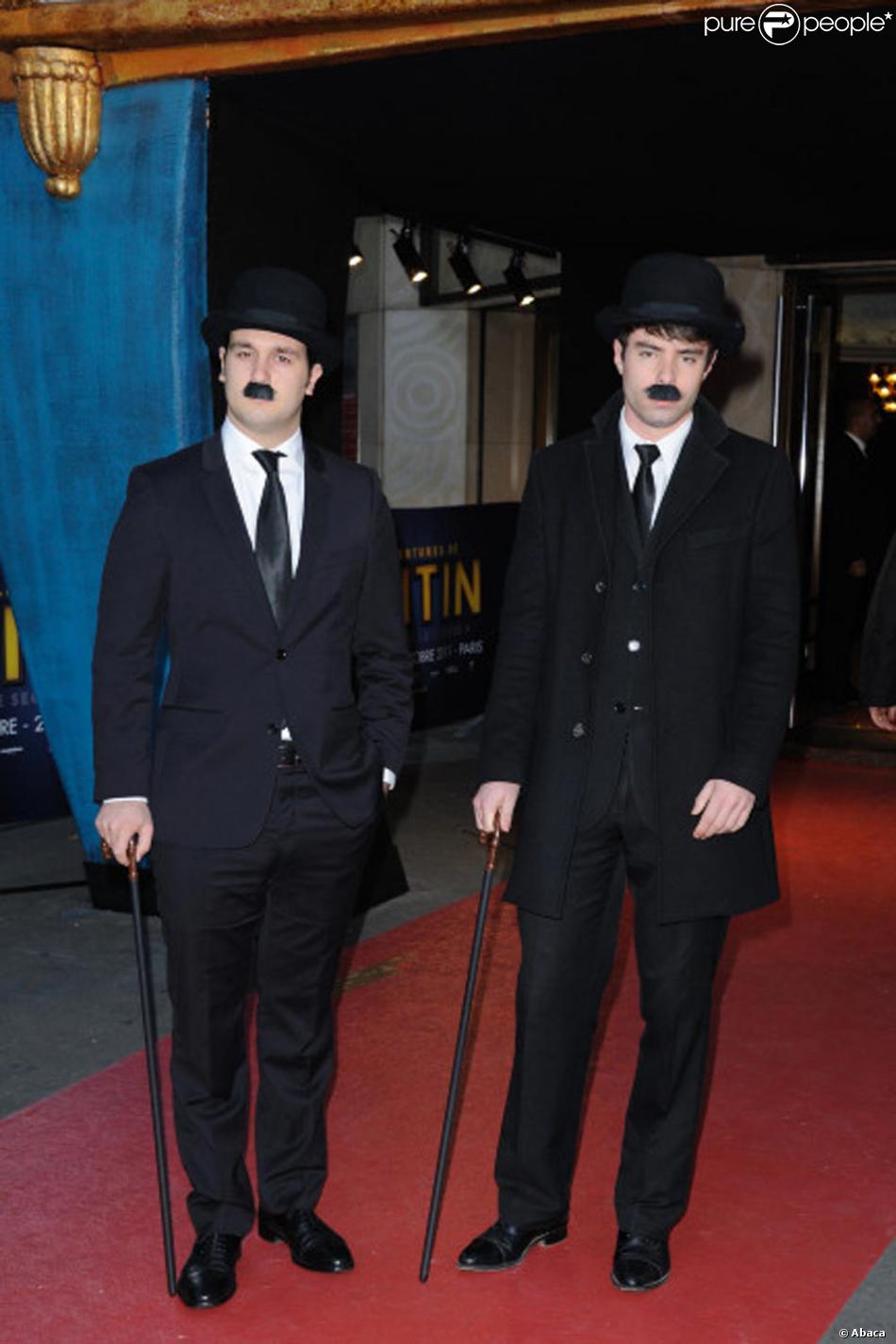 Les Dupont et Dupond à l'avant première de Tintin - Purepeople