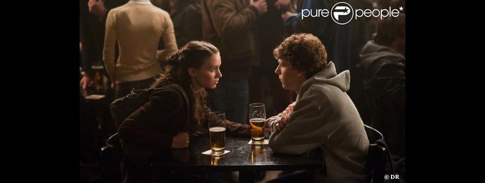 Rooney Mara et Jesse Eisenberg dans The social network. - Purepeople