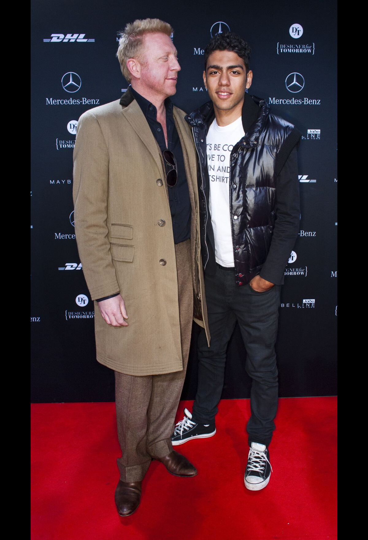 Photo : Boris Beckham et son fils Noah assistaient au défilé Kilian ...