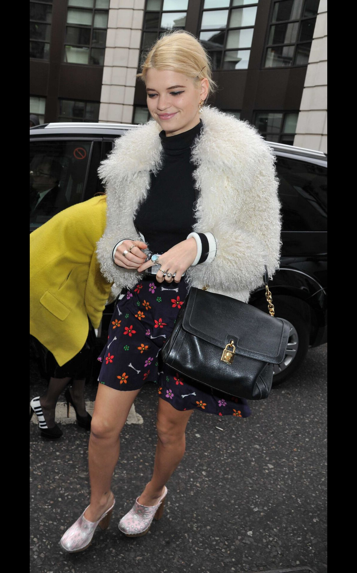 Photo : Pixie Geldof arrive au défilé House Of Holland à Londres, le 18 ...