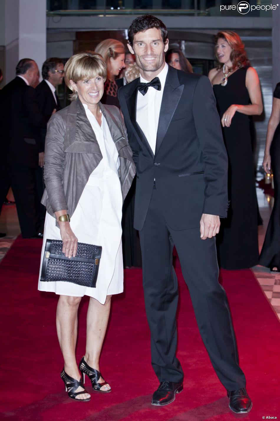 Mark Webber, 35 ans, et sa femme Ann Neal, 48 ans. Le prince Albert et ...