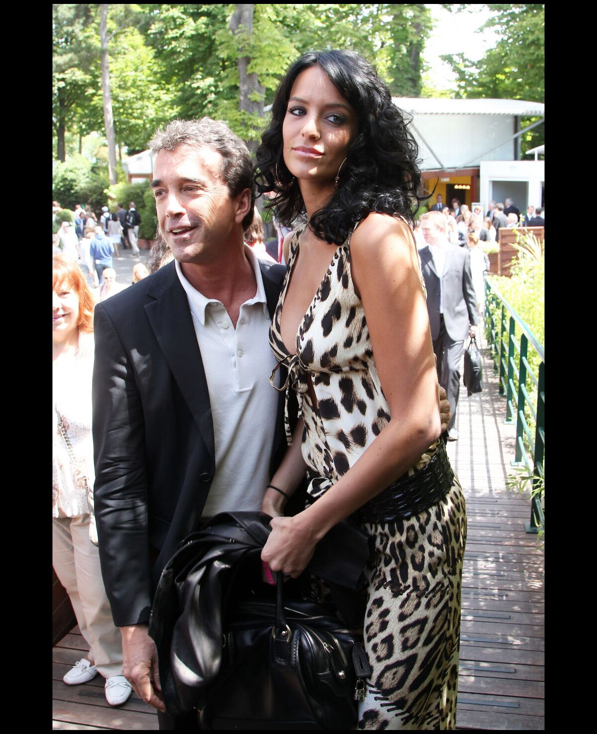 Photo : Jade Foret et Arnaud Lagardère à Roland-Garros, le 24 mai 2011 ...