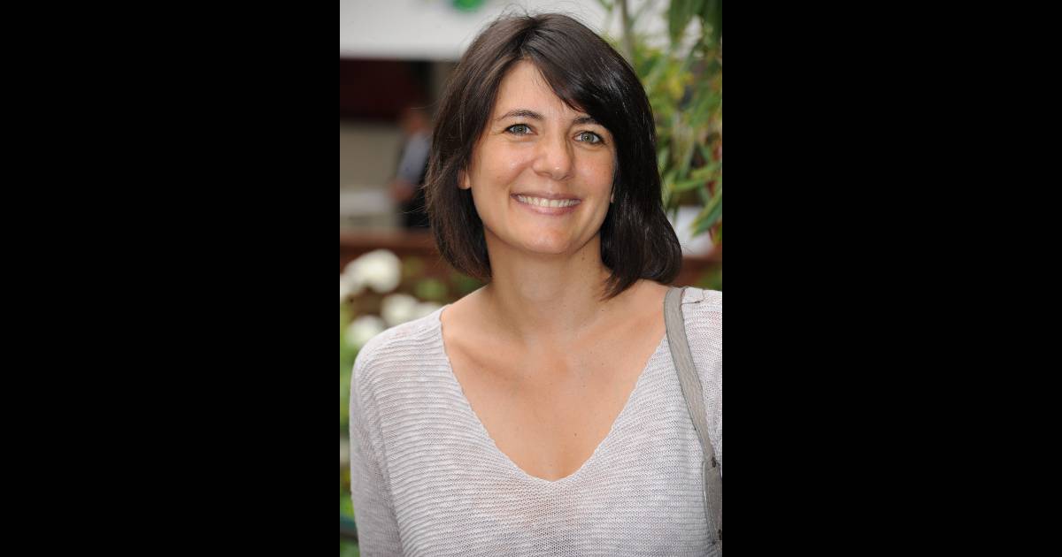 Estelle Denis lors de la 6e journée dans le village de Roland-Garros le ...