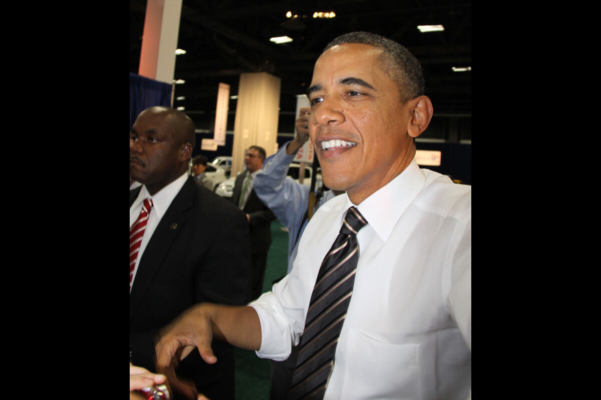 Photo : Barack Obama, en janvier 2012 à Washington. - Purepeople