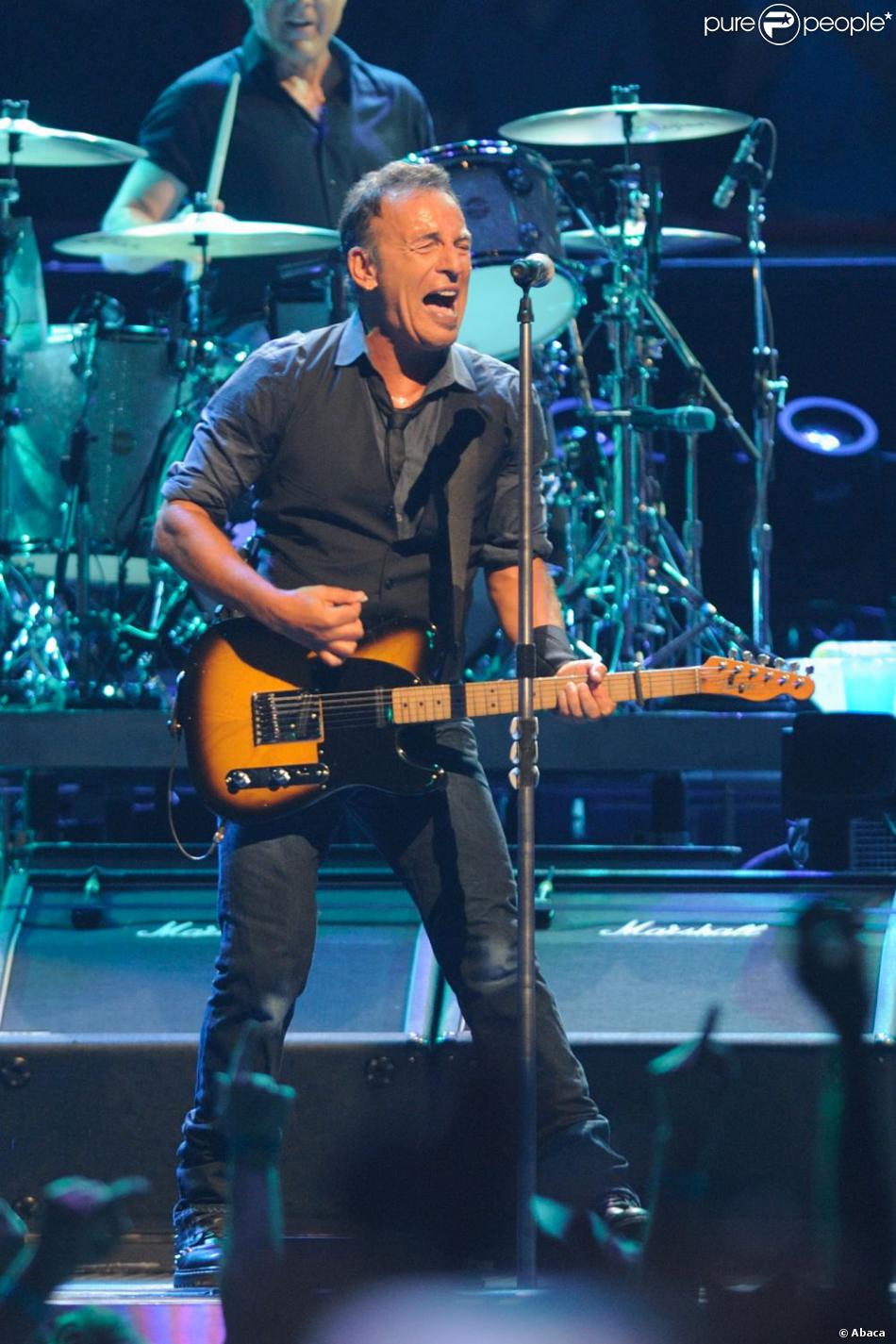 Bruce Springsteen et le E Street Band à Paris-Bercy le 4 juillet 2012 ...