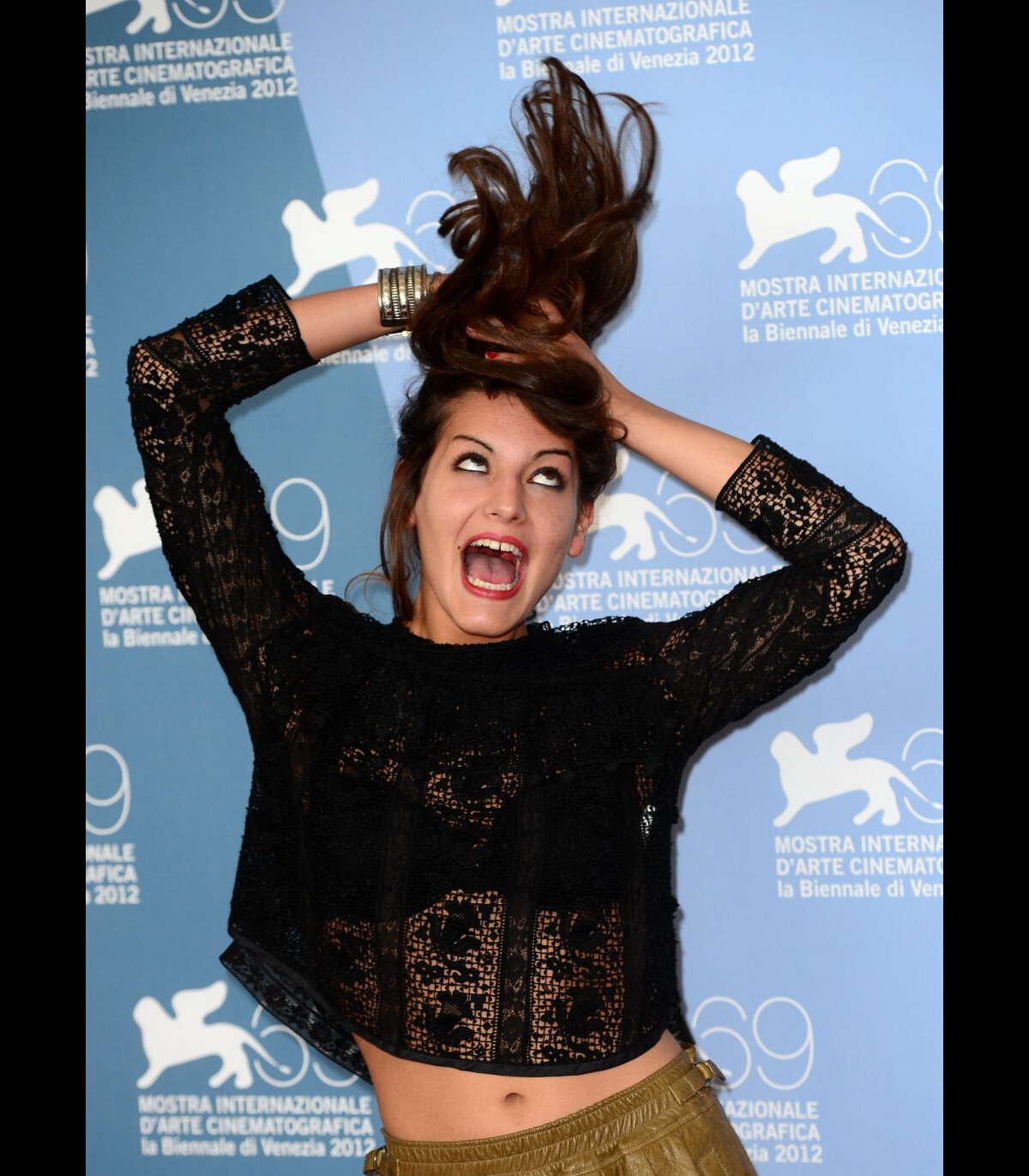 Photo : Carole Combes lors du photocall du film Après Mai lors de la ...