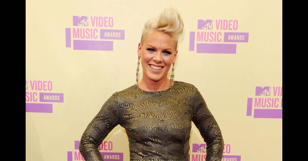 Pink assiste aux MTV Video Music Awards 2012 au Staples Center à Los ...