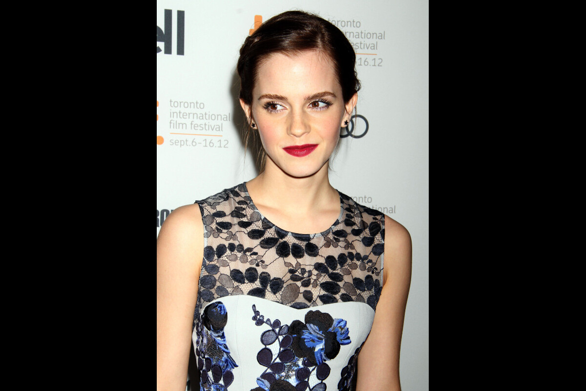 Photo : Emma Watson lors de la présentation du film Le Monde de Charlie ...