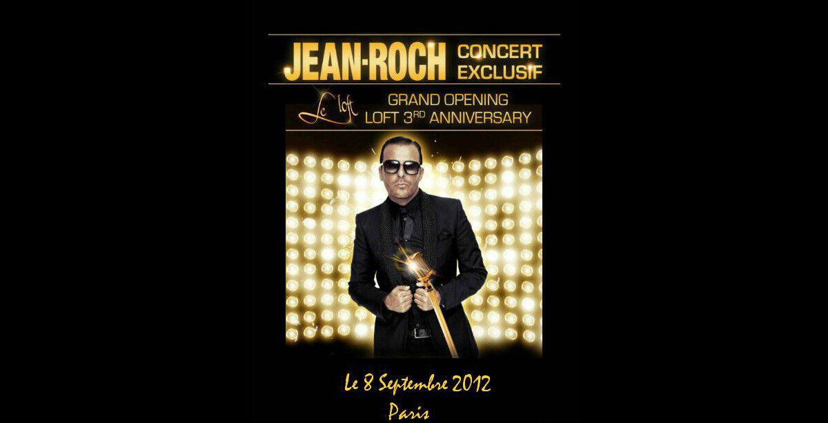 Photo : Affiche du concert de Jean-Roch au Loft Metropolis le 8 ...
