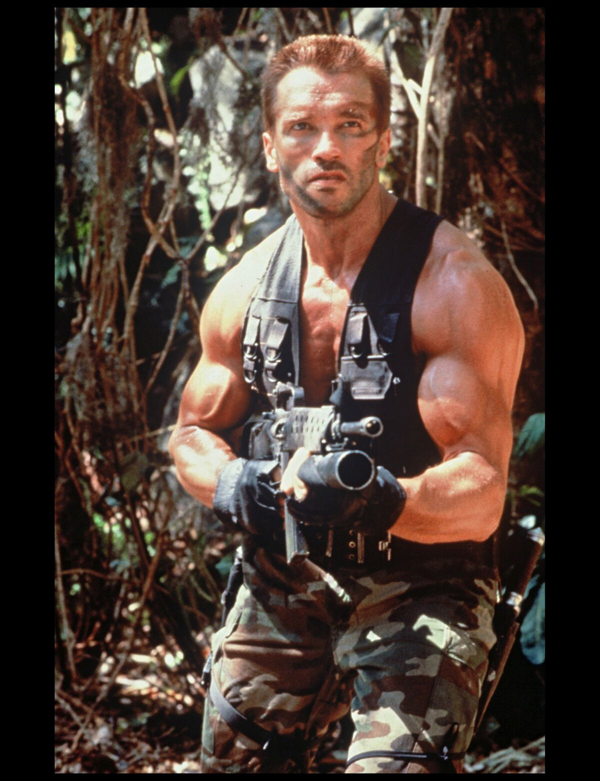 Photo : Arnold Schwarzenegger dans Predator (1987). - Purepeople