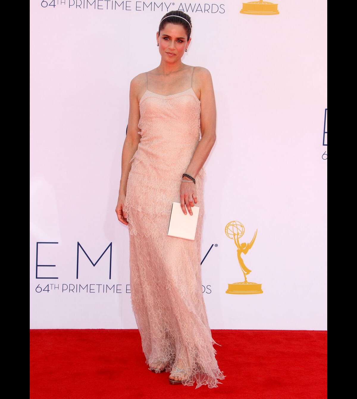 Photo : Amanda Peet aux Emmy Awards à Los Angeles. Le 23 septembre 2012 ...
