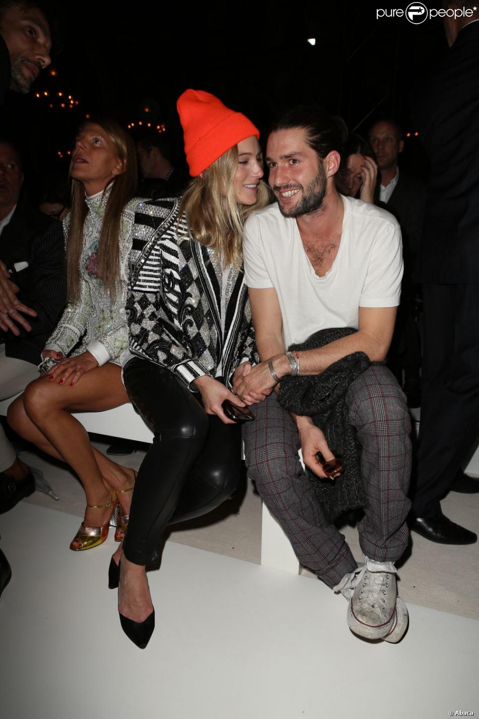 Le mannequin Dree Hemingway et son petit ami assistent au défilé ...