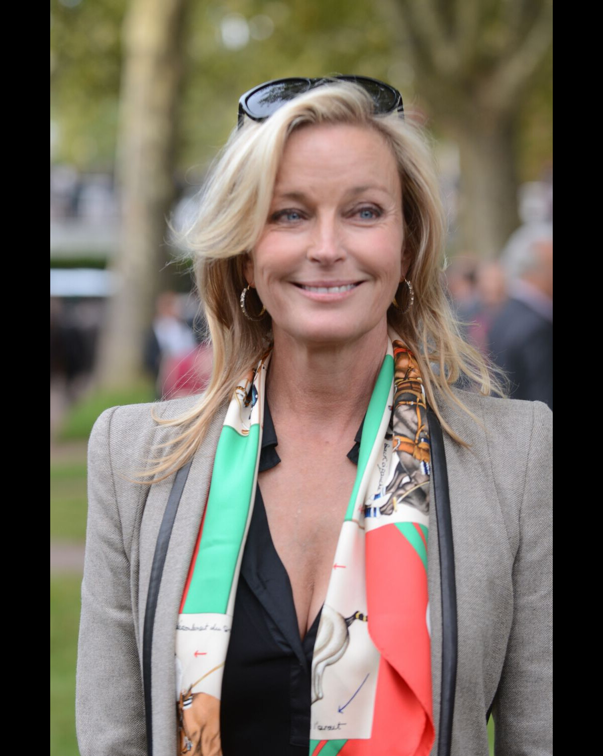 Photo : Bo Derek à la 91e édition du prix de l'Arc de Triomphe, le 7 ...