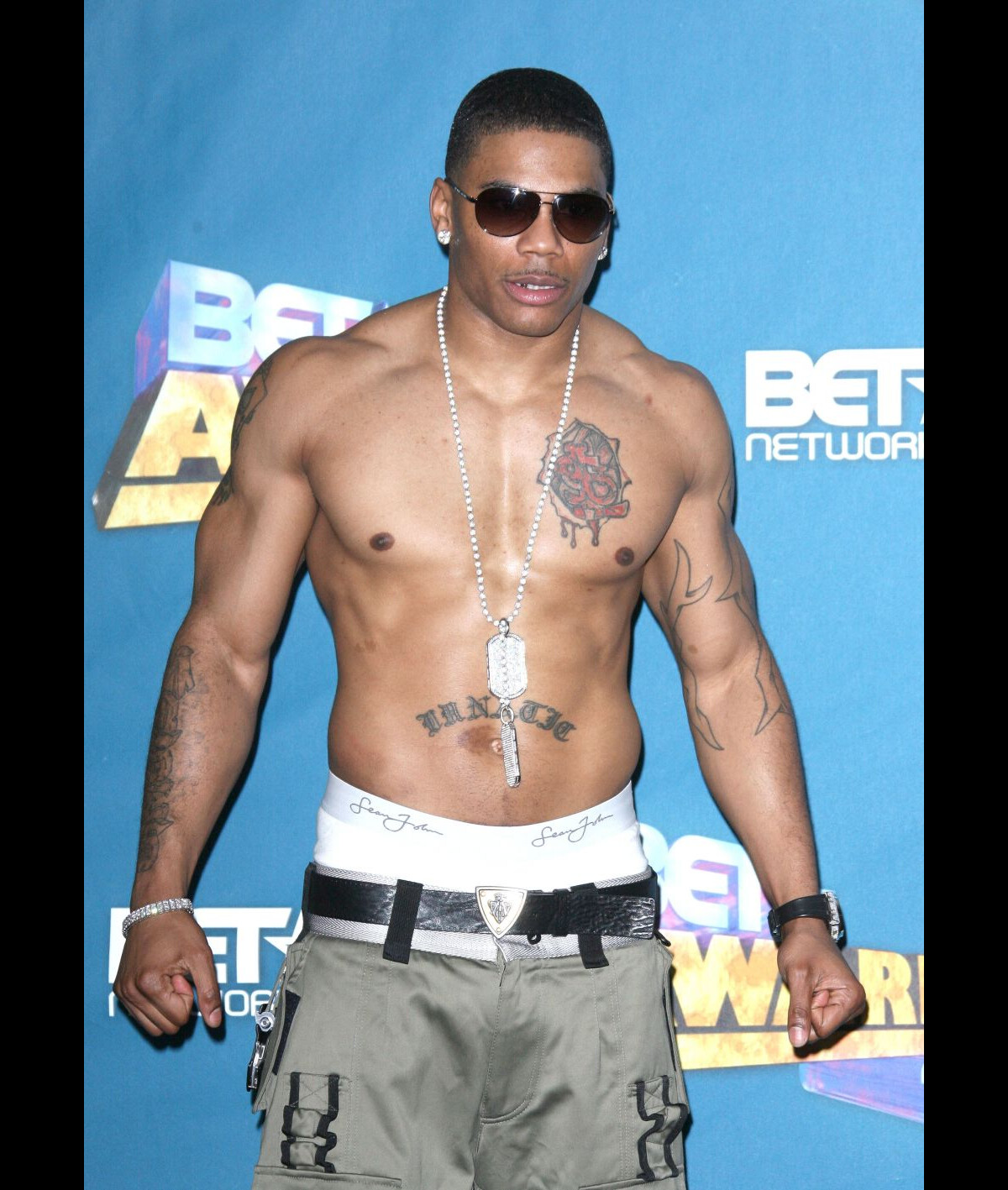 Photo : Nelly à Los Angeles, le 24 juin 2008. - Purepeople