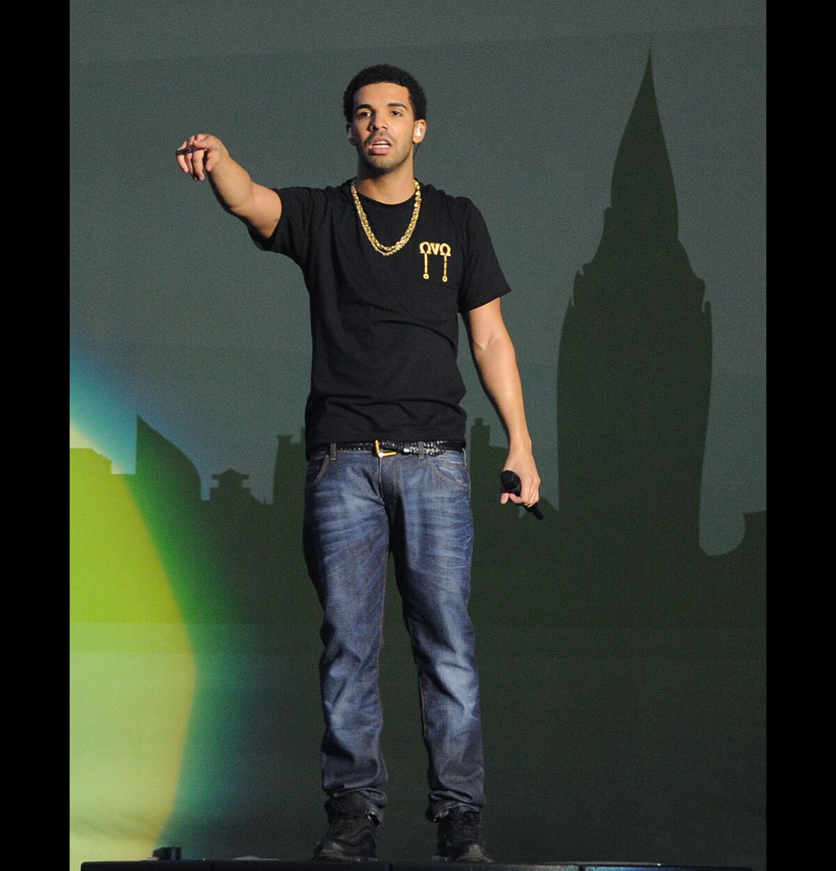 Photo : Drake lors du Wireless Festival à Londres. Le 7 juillet 2012 ...