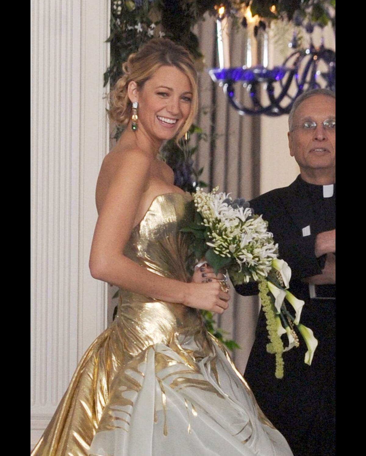 Photo : Blake Lively et Penn Badgley sur le tournage de Gossip Girl à ...
