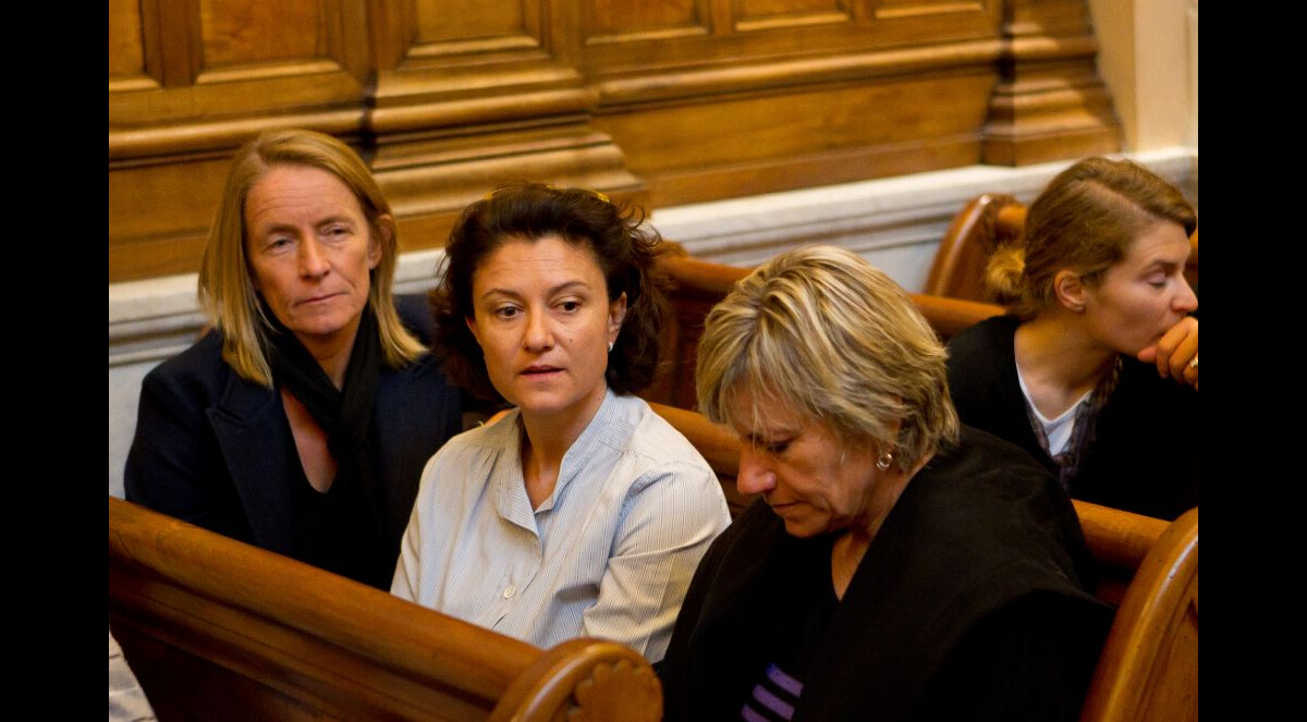 Photo : Isabelle Demongeot et les témoins lors du procès de Régis de ...