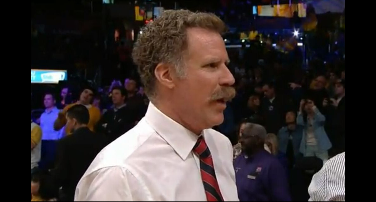 Vidéo : Will Ferrell alias Ted Vagina au Staple Center de Los Angeles ...