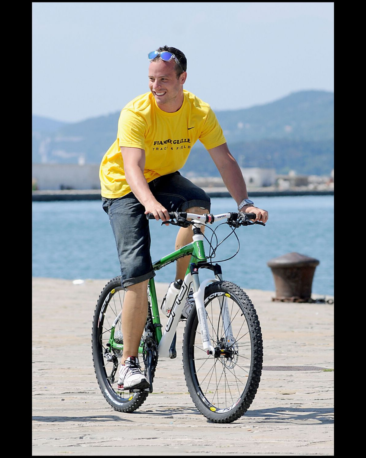 Photo : Oscar Pistorius à Trieste, le 21 juillet 2009. - Purepeople